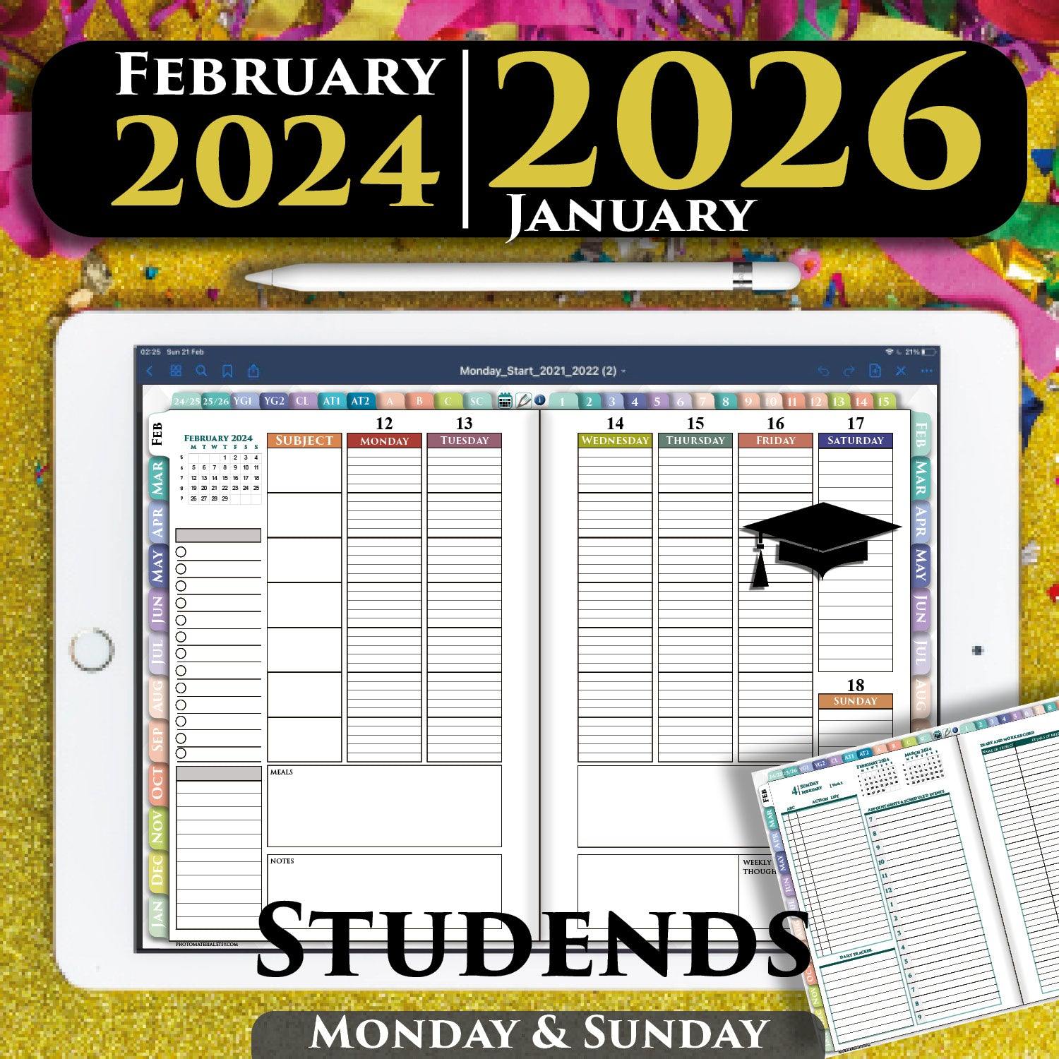 2024-2025 Digital Planner for Students: Best for iPad | Notability & G ...