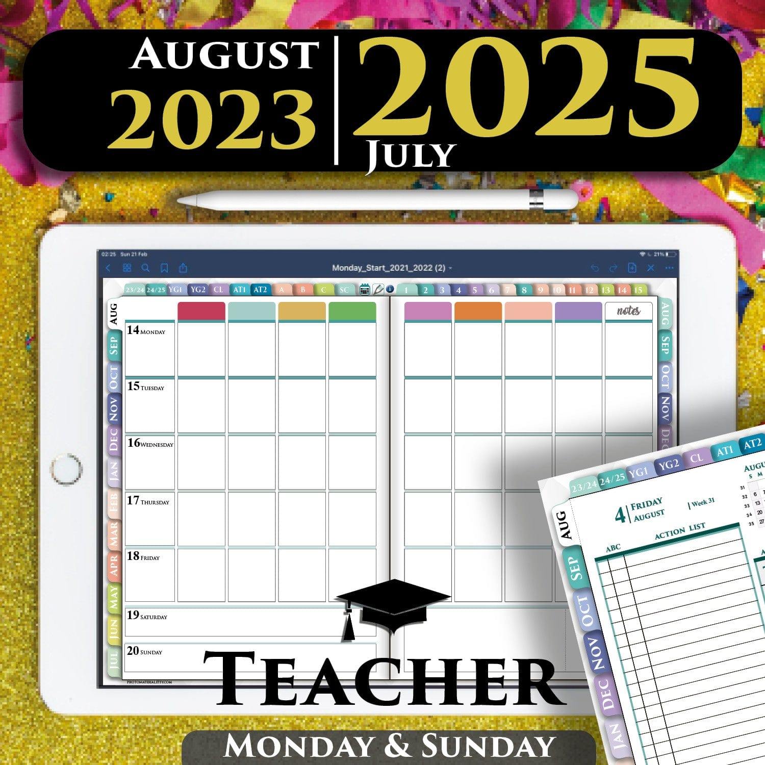 Digital Teacher Planner for iPad planning — iPad Planner
