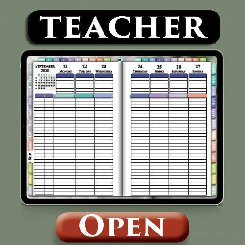 Teacher Planners — iPad Planner