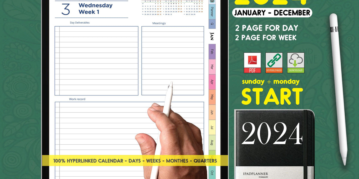 Digital Business Planner 2024 — iPad Planner