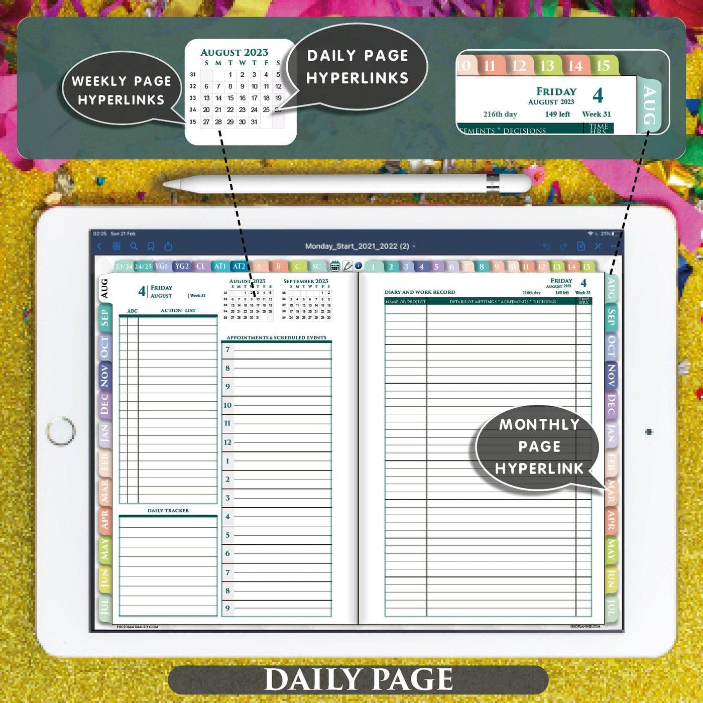 Digital Teacher Planner for iPad planning — iPad Planner