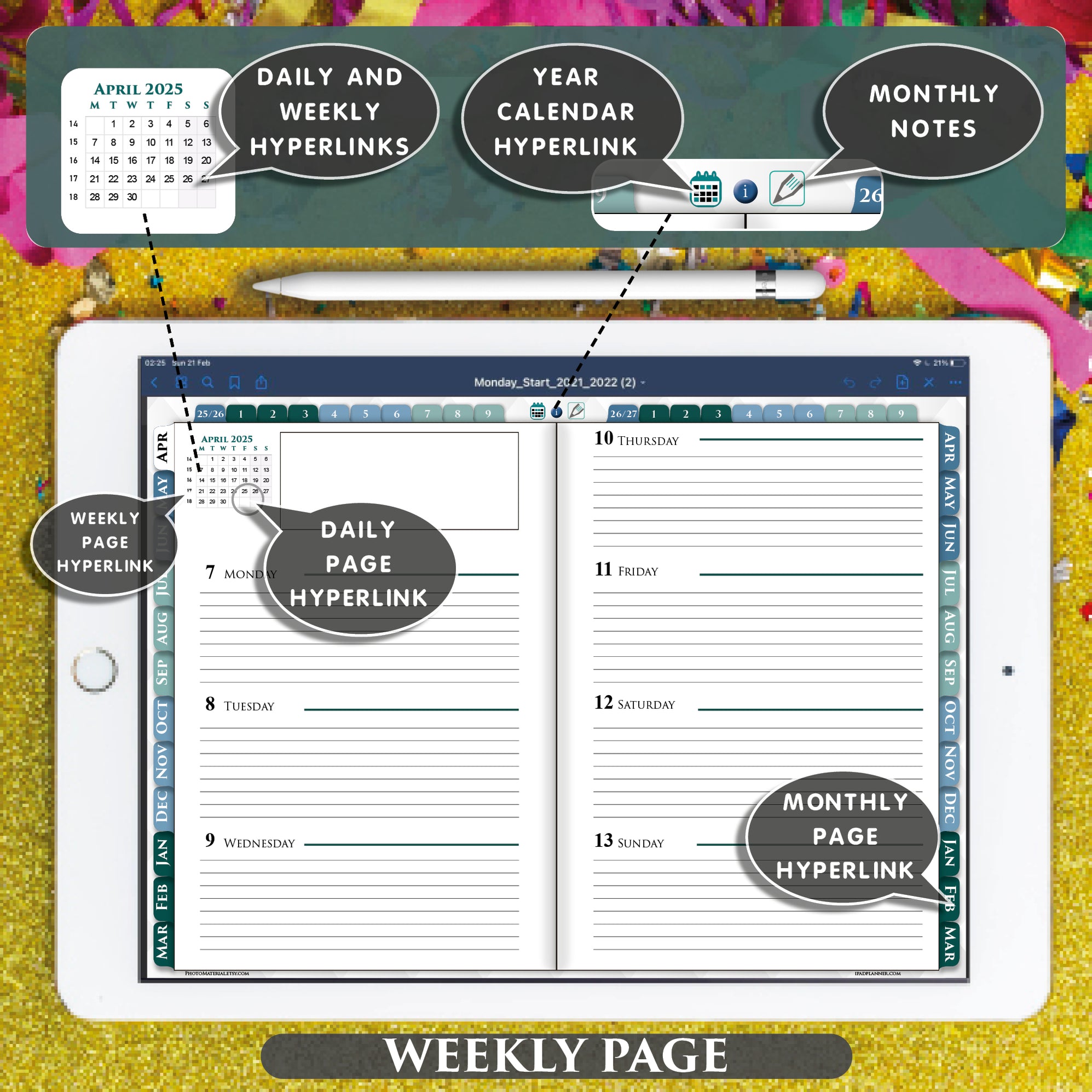 📝 2025 2026 Digital Franklin Covey Planner for Daily iPad Planning ...