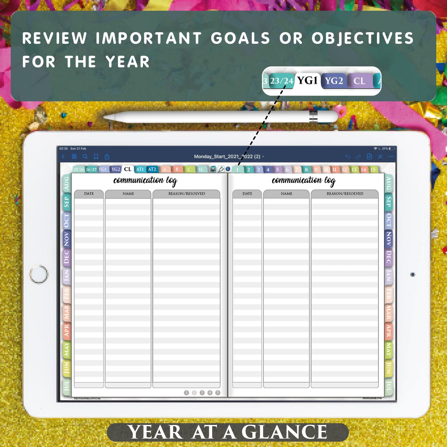 Digital Teacher Planner for iPad planning | August start Academic year ...