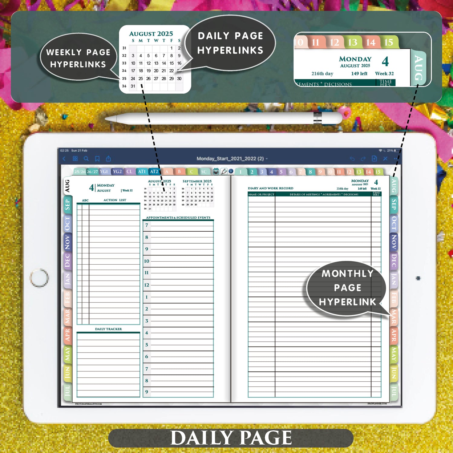 Digital Teacher Planner for iPad planning | August start Academic year ...