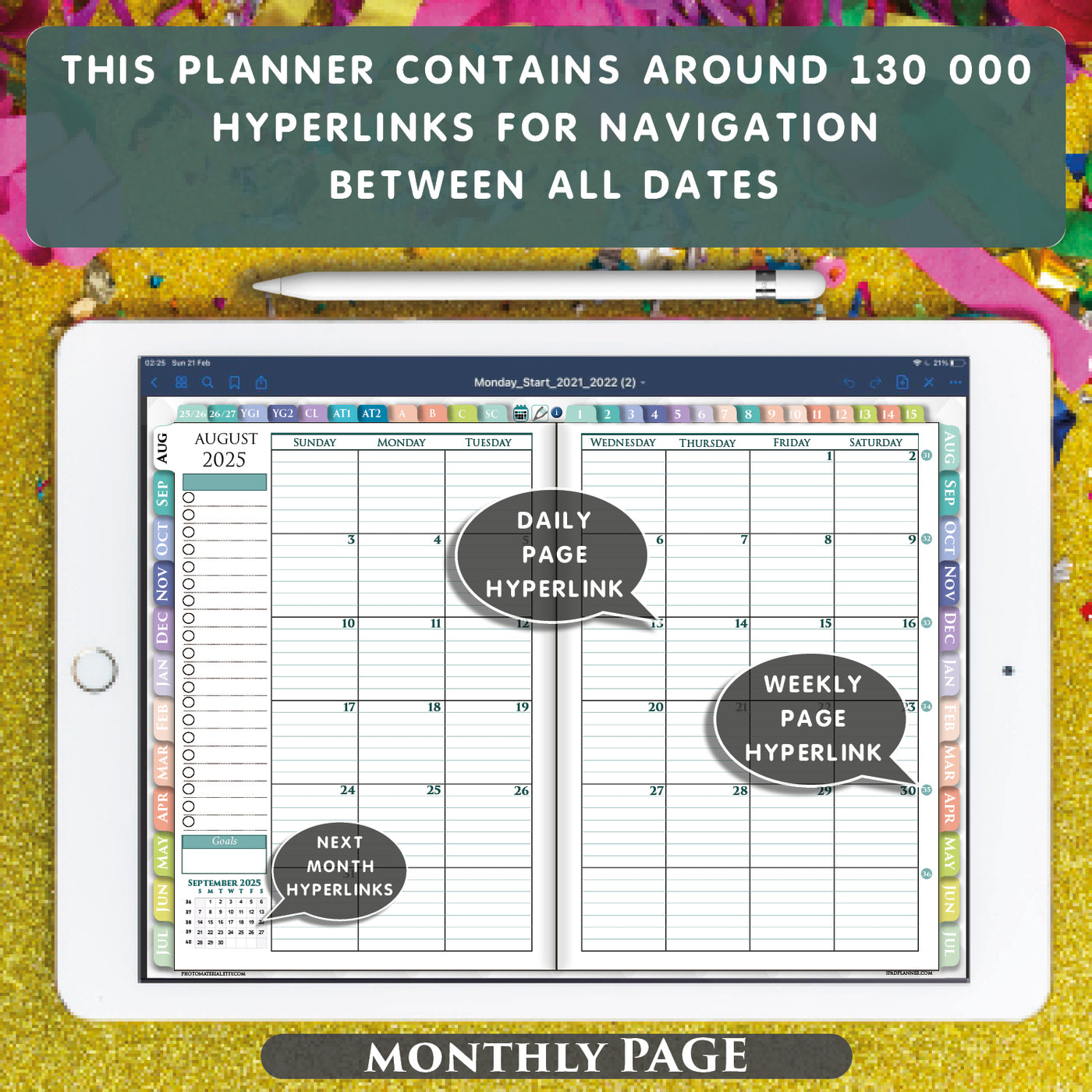 Digital Lesson Planner for 2025 2026 2027 ipad teacher planning — iPad ...