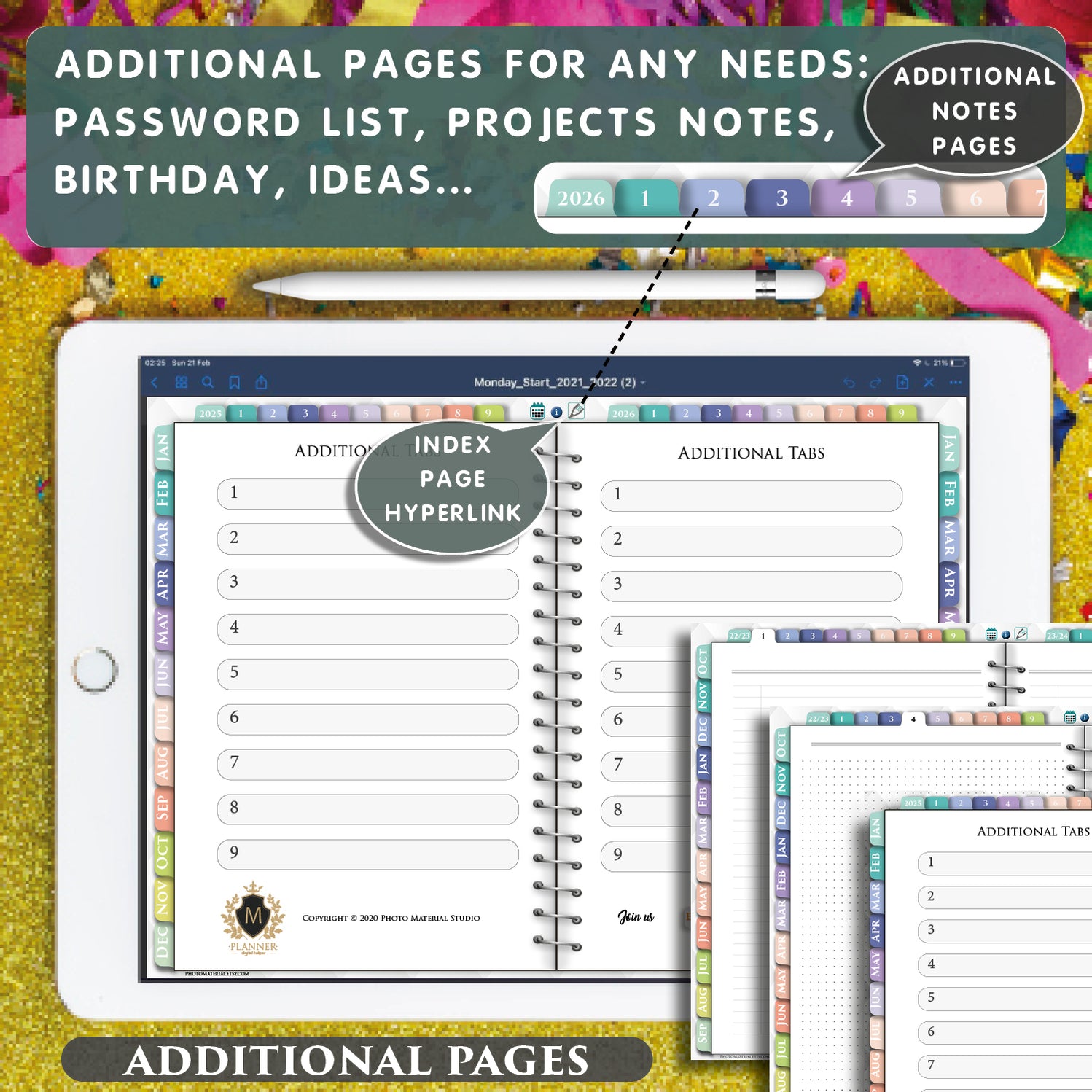 Digital Franklin Weekly 5 Choice Planner 2025 2026 — iPad Planner
