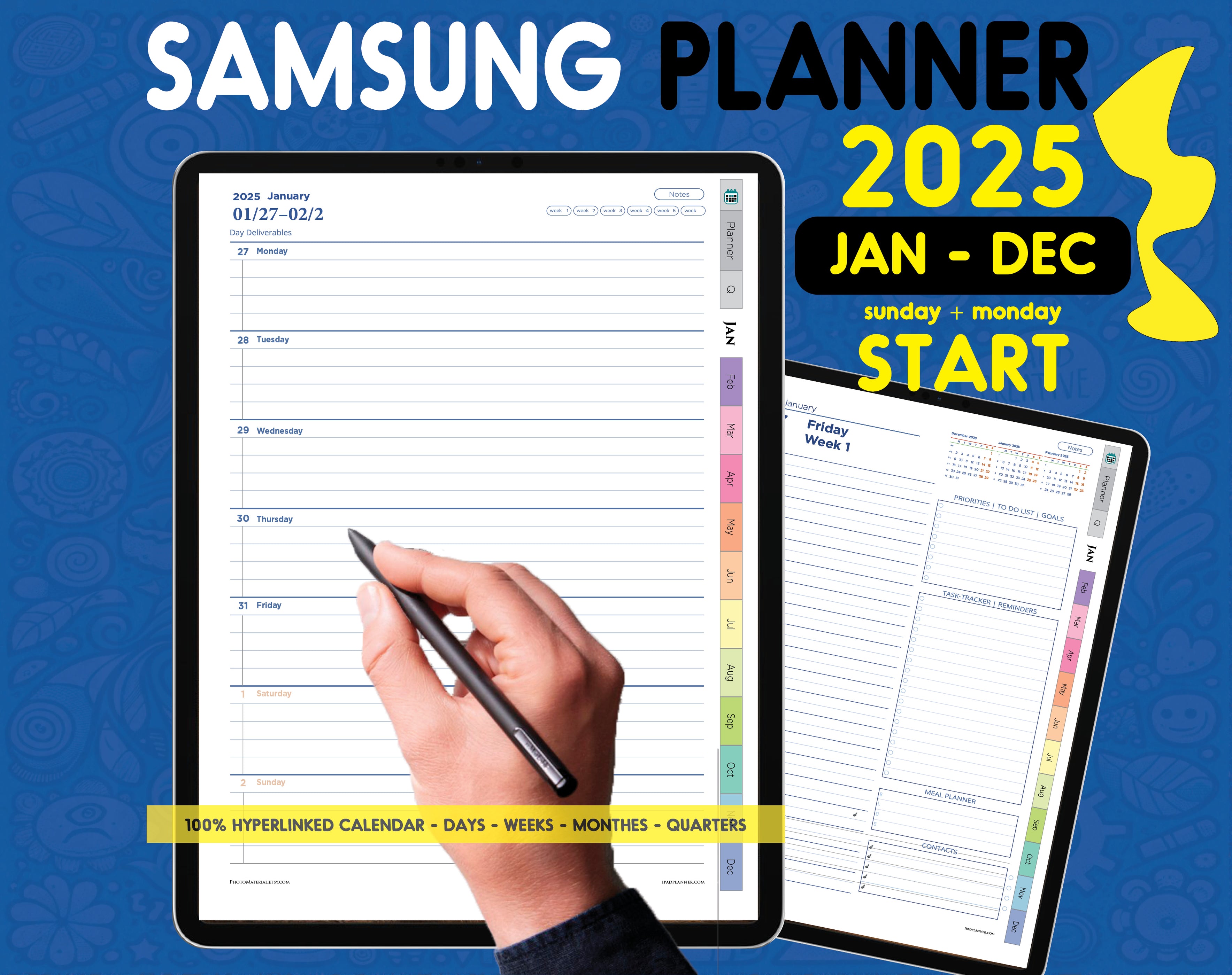 📝 Samsung Notes Template – Hyperlinked Digital Planner for Android ...