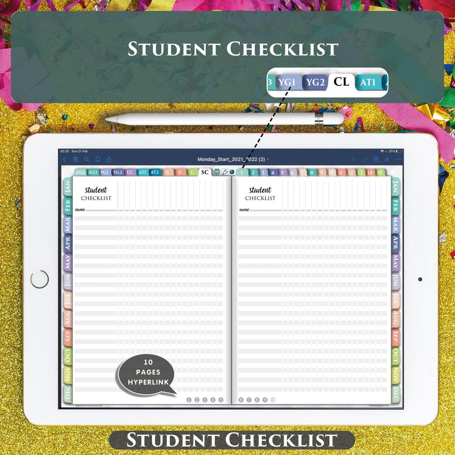Digital Teacher Planner for iPad planning — iPad Planner