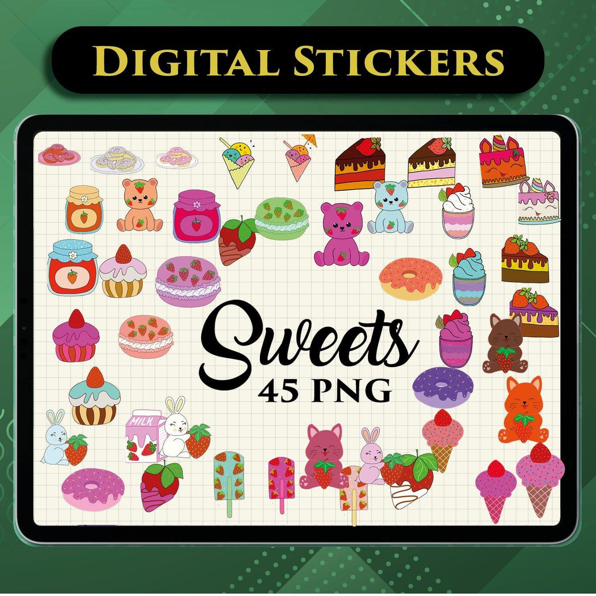 Digital Sweets Stickers — iPad Planner